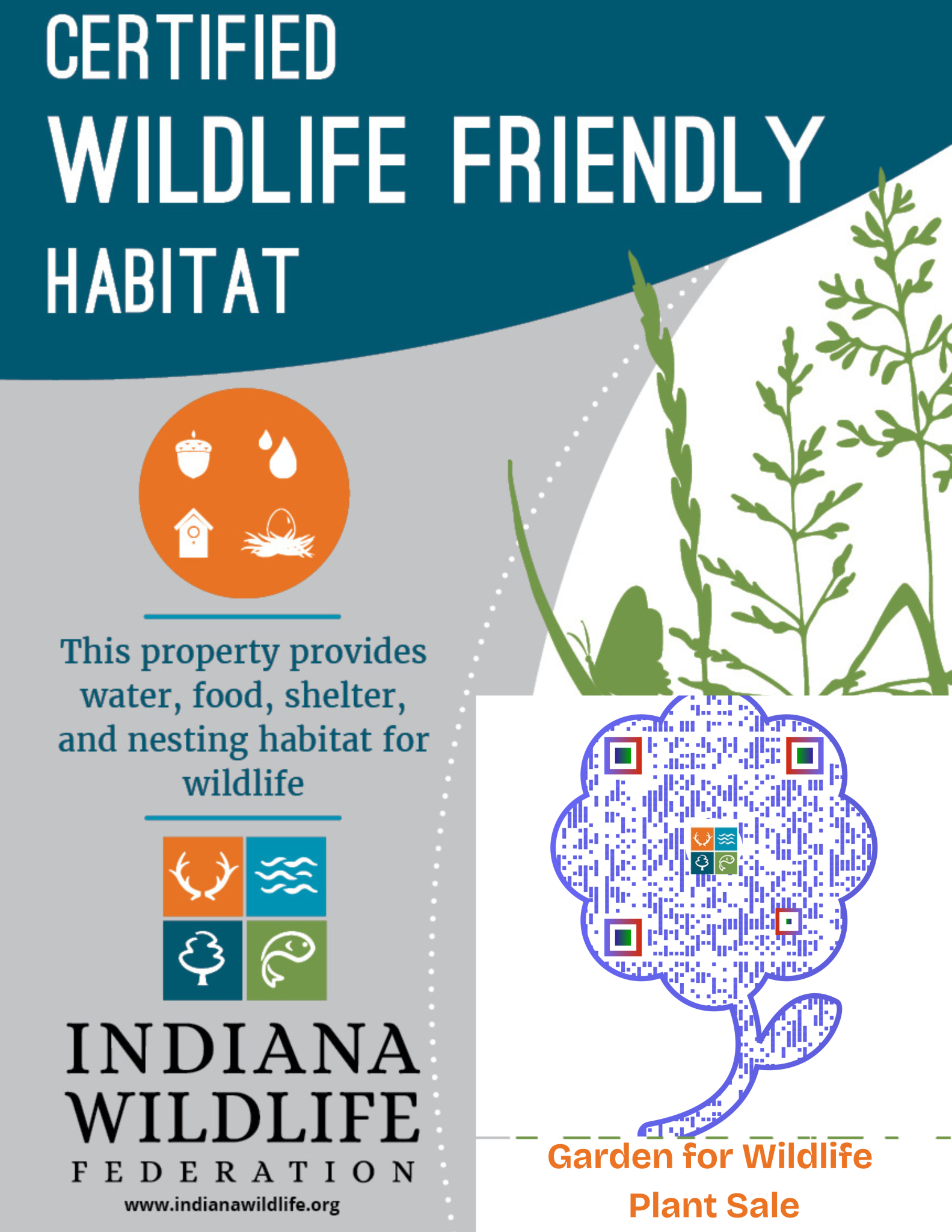 Garden for Wildlife Table at Indy Urban Acres Plant Sale - Indiana ...